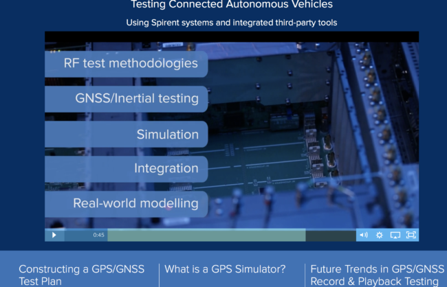 Spirent GNSS Simulators and dSPACE Platform Integrate for Faster ...