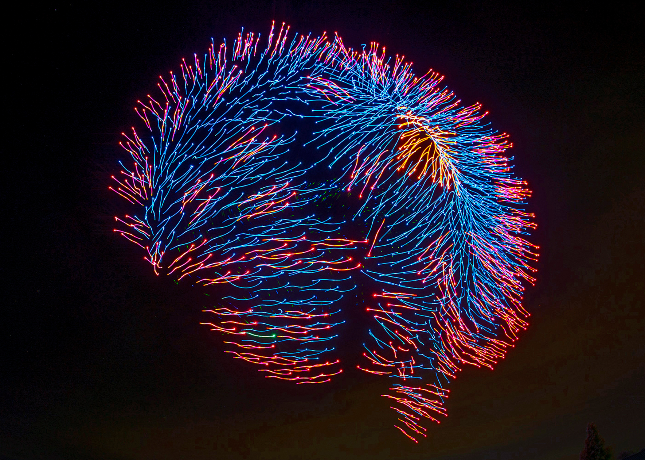 Intel Breaks Guinness World Records Title For Drone Light Shows In Intel Breaks Guinness World Records Title For Drone Light Shows In
