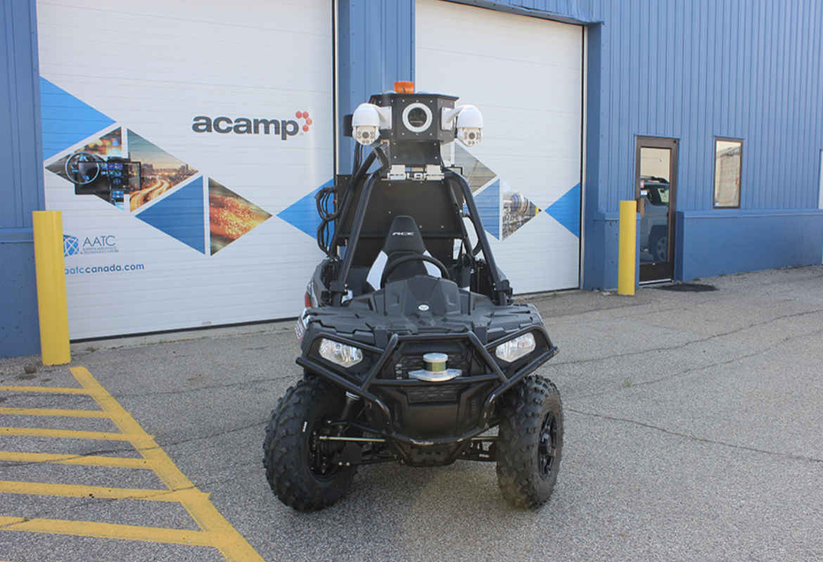 ACAMP’s Autonomous Security Vehicle to Patrol Edmonton International ...