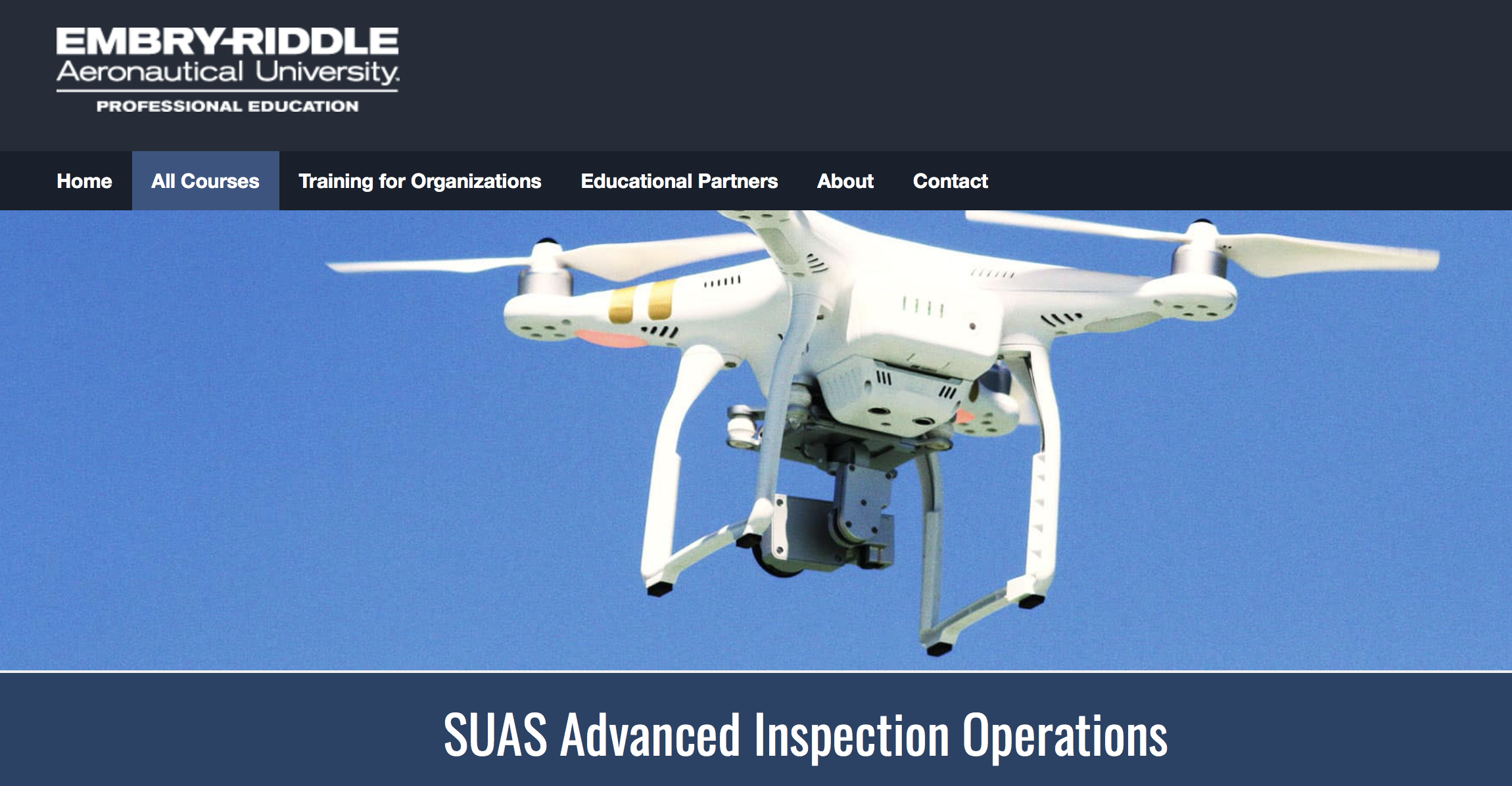 sUAS Inspection Operations Course Offered on Oct. 1 at Commercial UAV ...