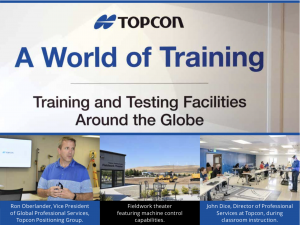 Customer experience a focal point for new Topcon training center ...