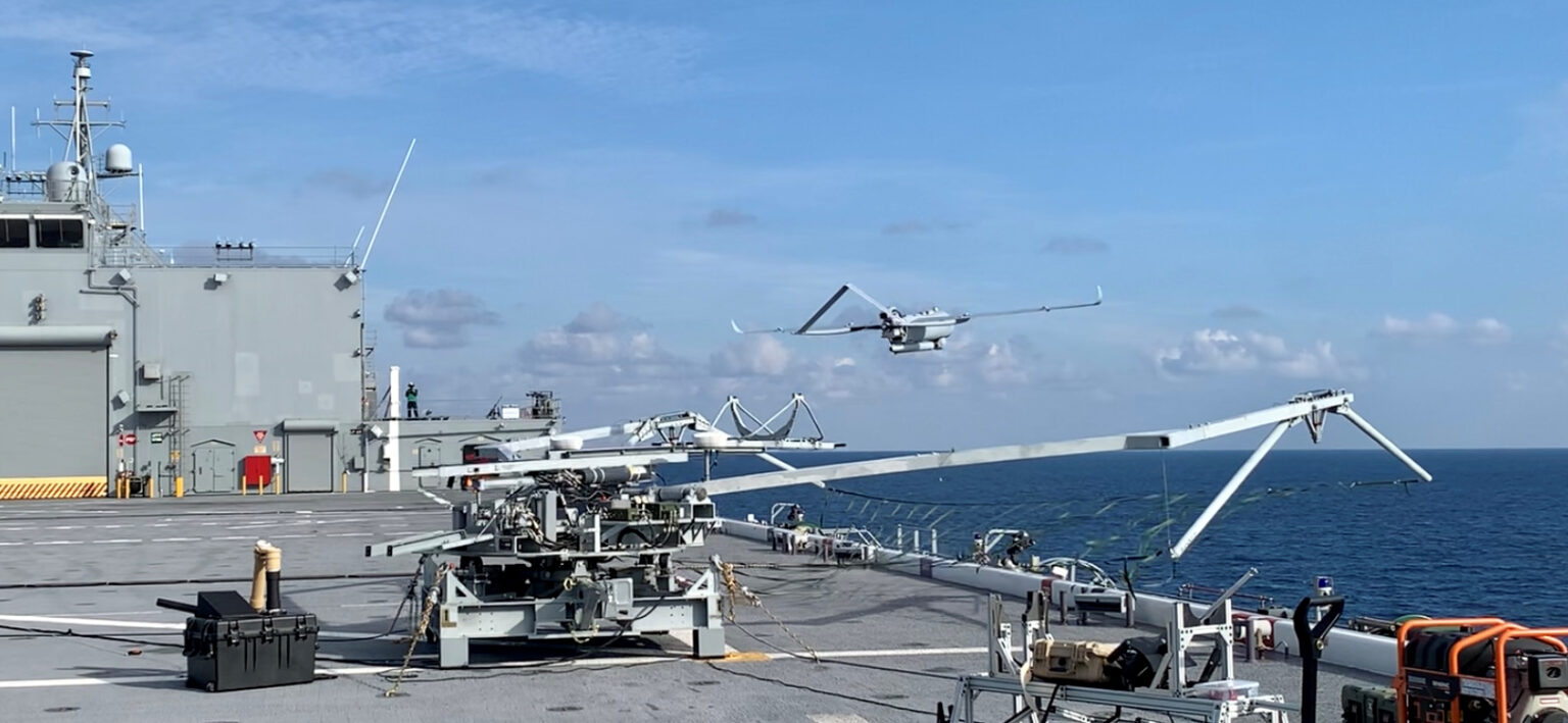 Textron Systems’ Aerosonde UAS Takes First Maritime Flight Aboard USS ...