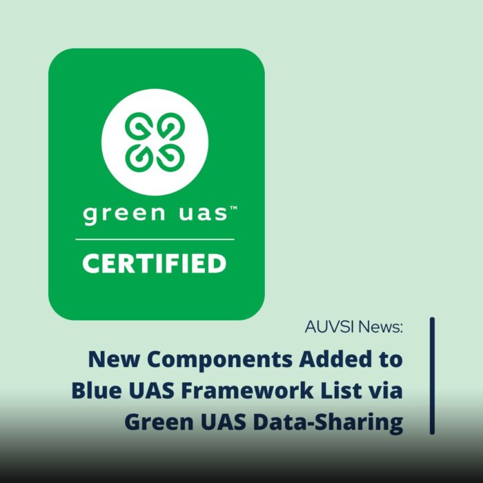 Blue UAS Framework Adds Approved Components through Green UAS Data ...