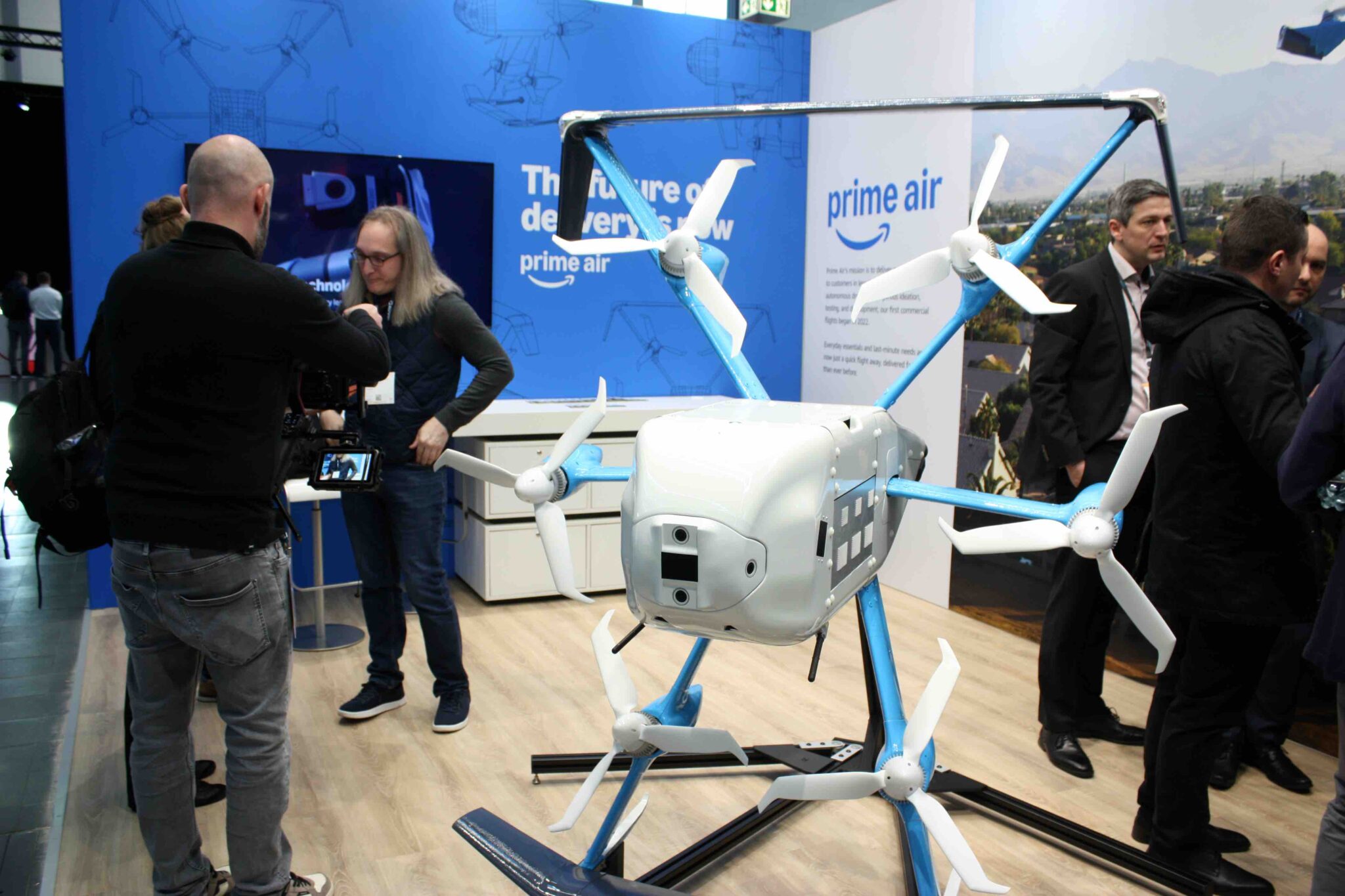 Amazon Prime Drone Delivery at XPONENTIAL Europe - Inside Unmanned Systems