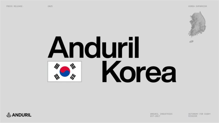 Anduril Expands to South Korea, Teams with Korean Air for UAS ...